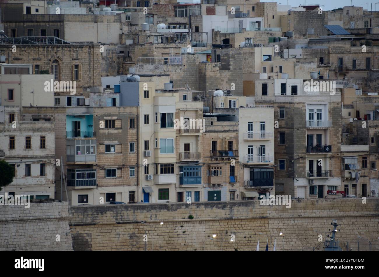 Isla-Senglea view from King George V Park, Floriana, Malta, Europe ...