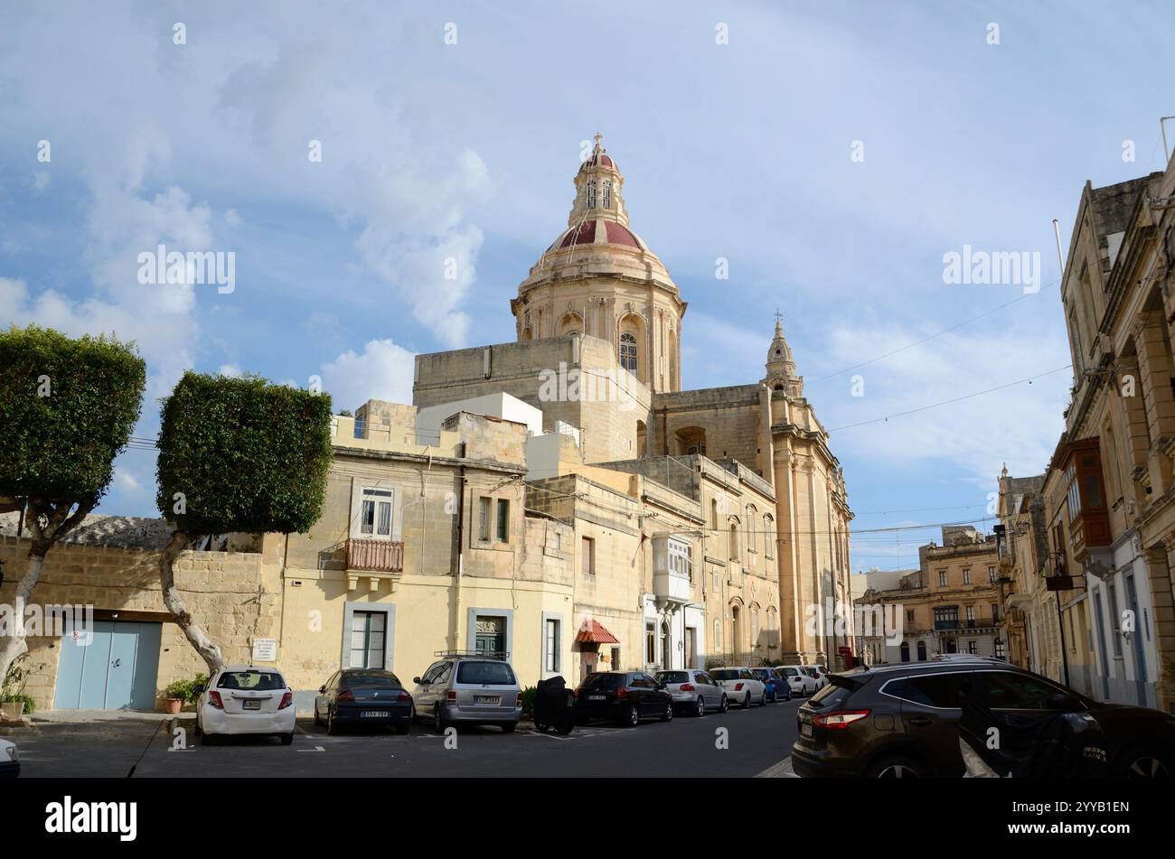 Church of St Andrew, 9 of April Street, Luqa, Malta, Europe Stock Photo ...