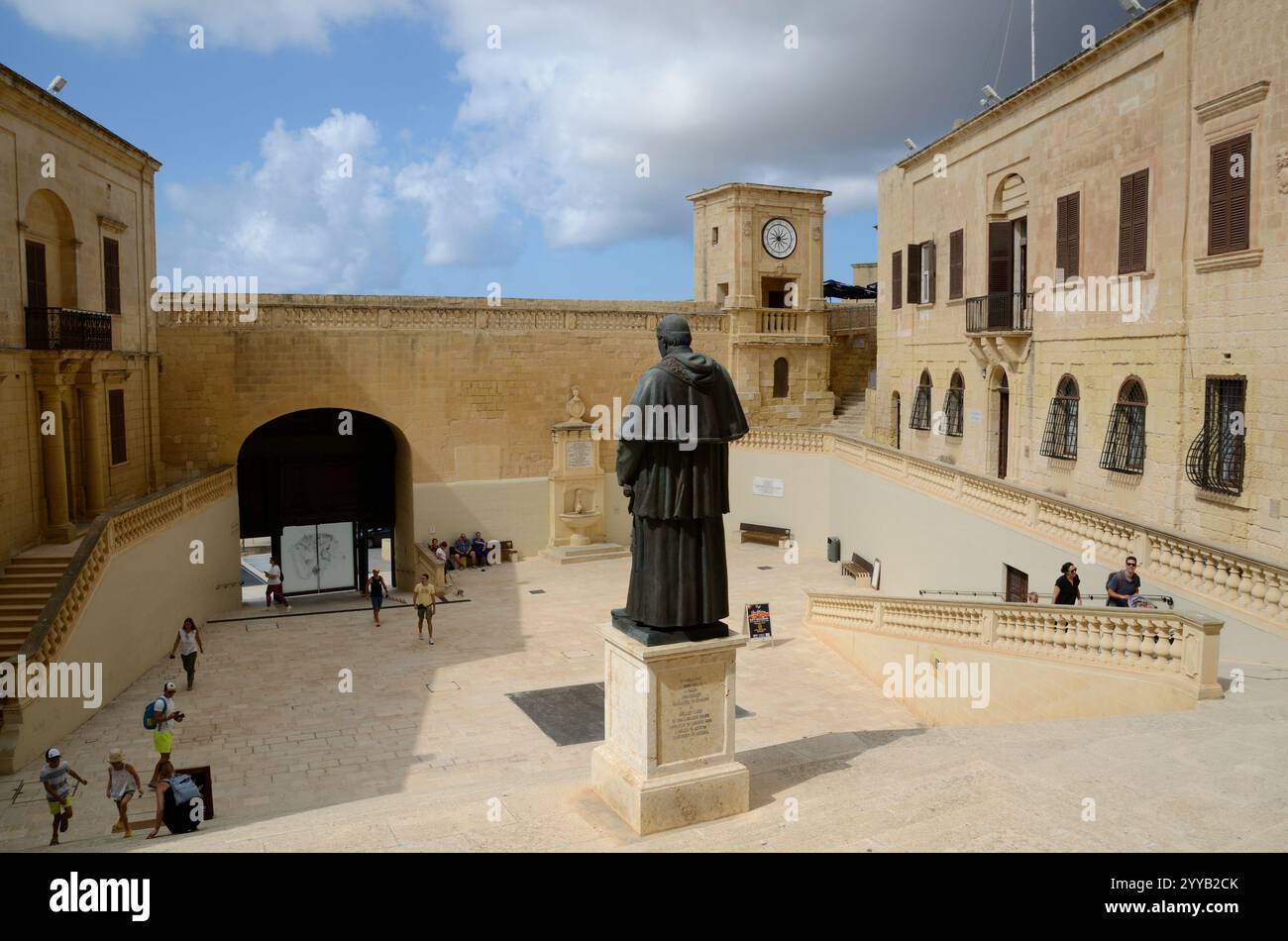 Cathedral Square, Citadel, Victoria-Rabat, Gozo, Malta, Europe Stock ...
