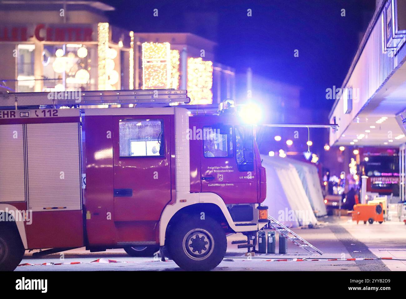 Magdeburg, Sachsen-Anhalt, Deutschland, 20.12.2024: Alter Markt: Anschlag auf Magdeburger ...