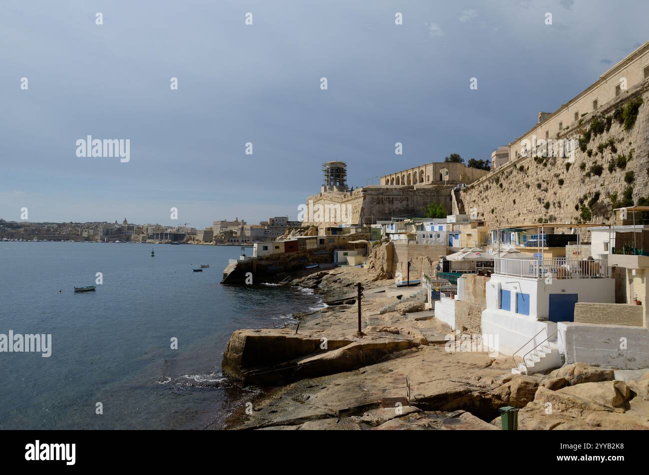 Wuestenwinds beach, Valletta, Malta, Europe Stock Photo - Alamy