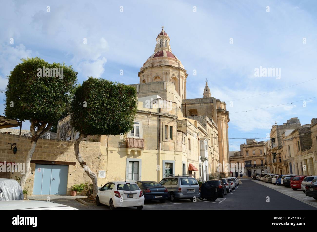 Church of St Andrew, 9 of April Street, Luqa, Malta, Europe Stock Photo ...