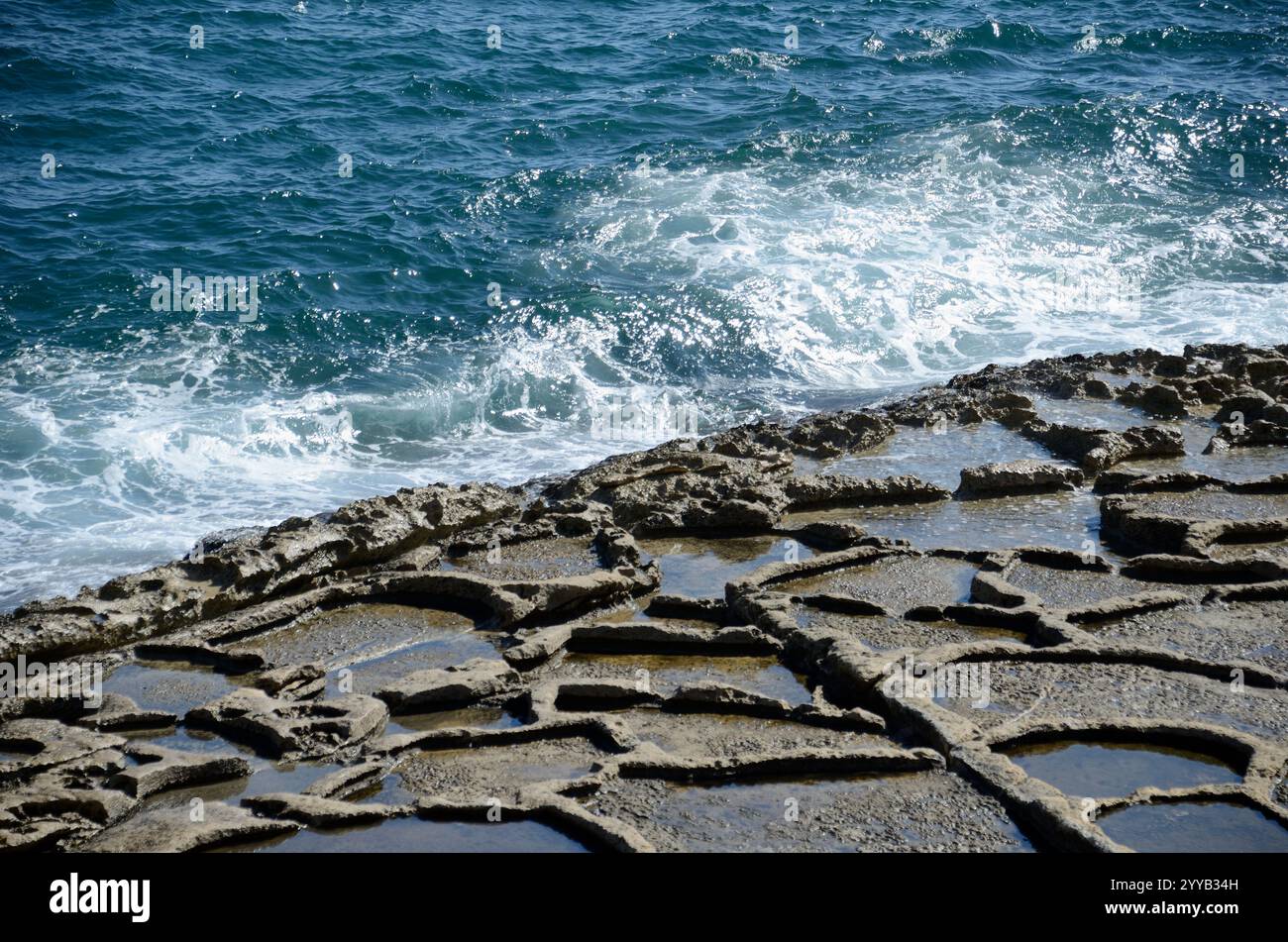Beautiful view salt pans hi-res stock photography and images - Alamy