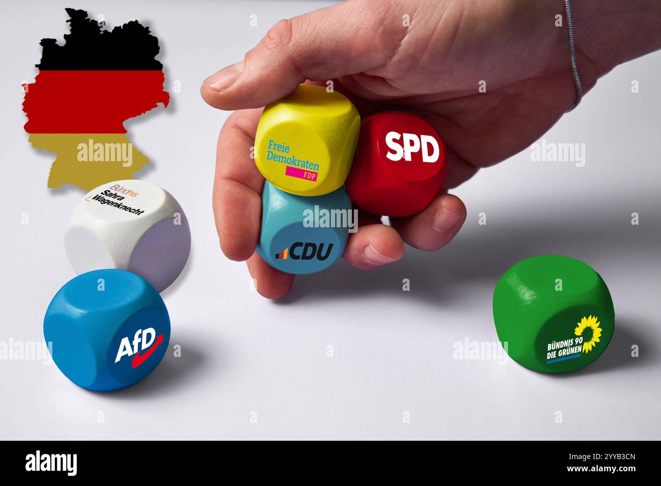 Bavaria, Germany - 20 December 2024: Symbolic image for the 2025 ...