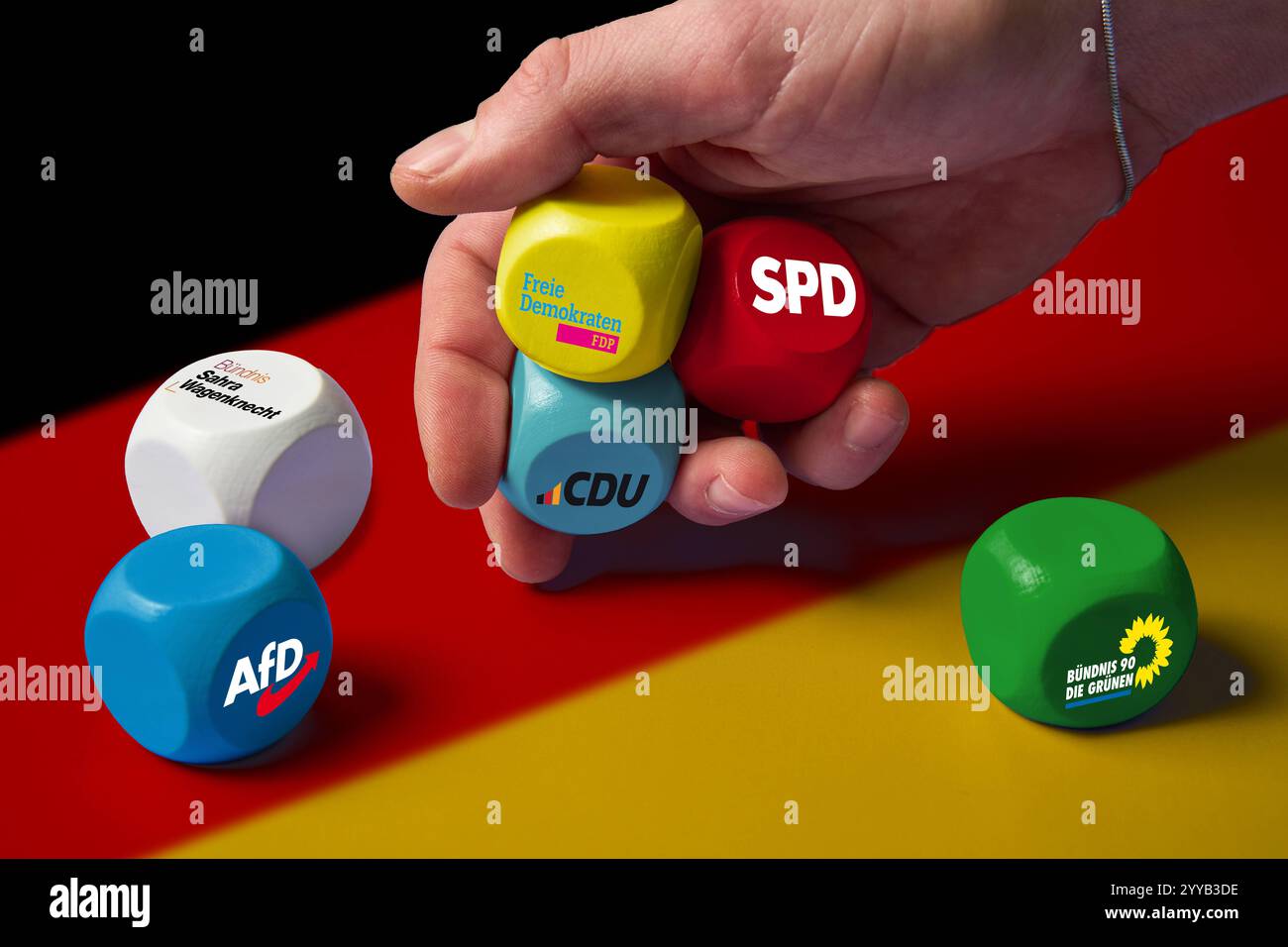 Bavaria, Germany - December 20, 2024: Symbolic image for the 2025 ...