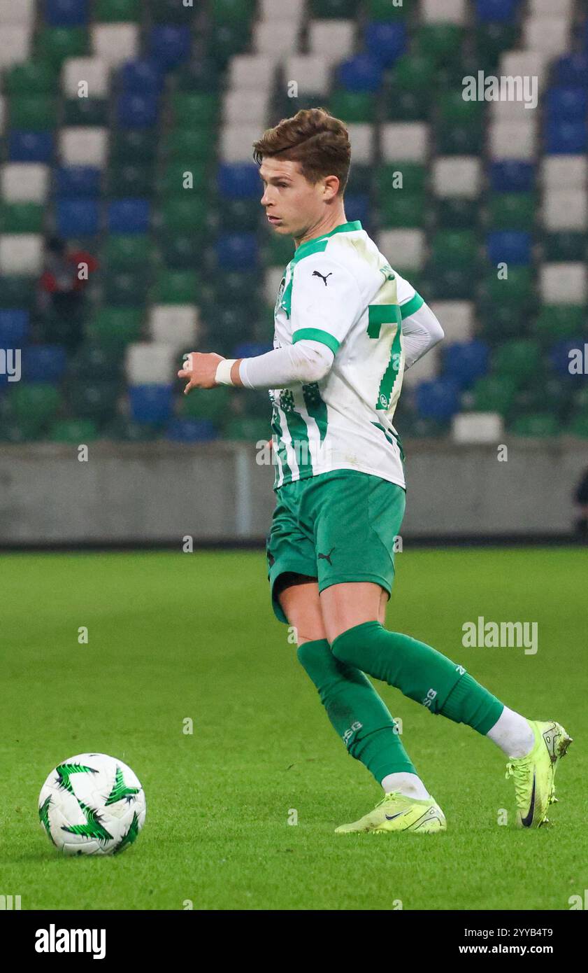 Windsor Park, Belfast, Northern Ireland, UK. 07 Nov 2024. UEFA Europa ...