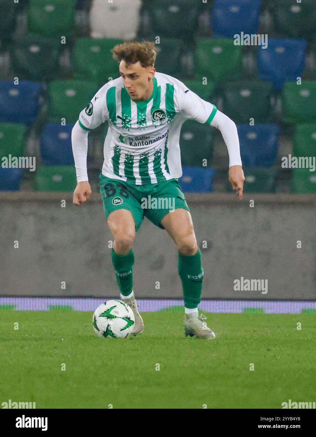 Windsor Park, Belfast, Northern Ireland, UK. 07 Nov 2024. UEFA Europa ...