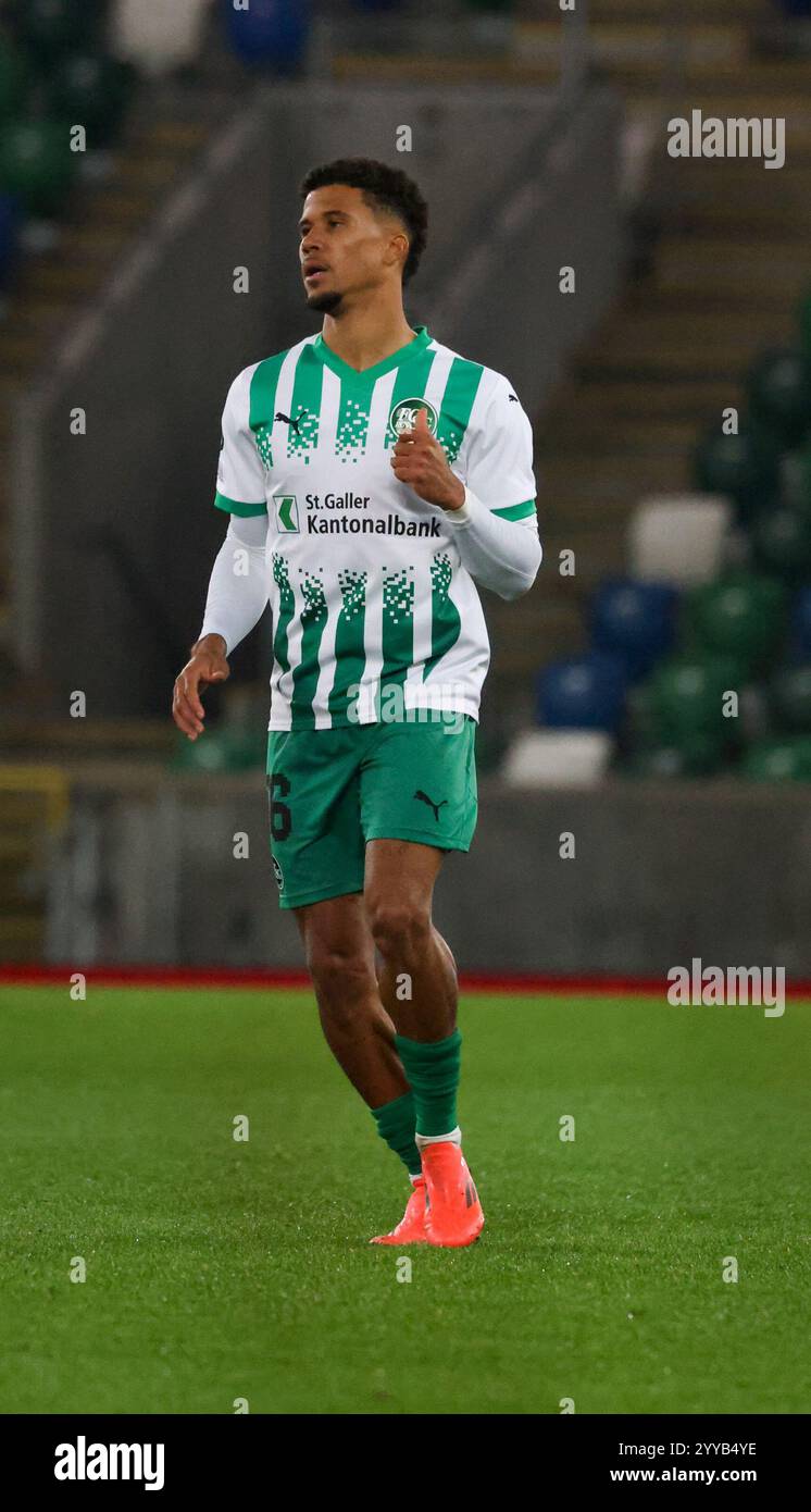 Windsor Park, Belfast, Northern Ireland, UK. 07 Nov 2024. UEFA Europa ...