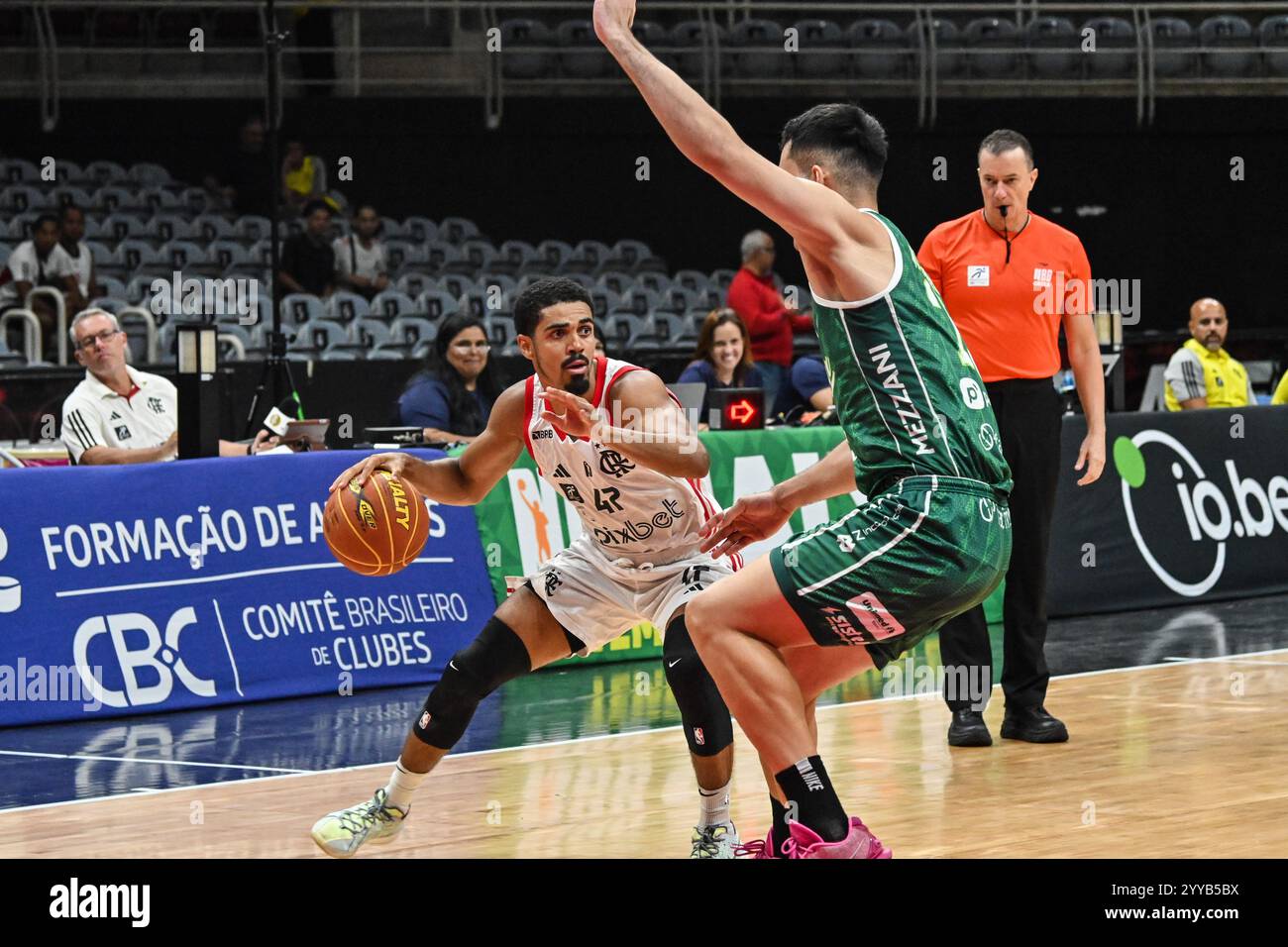 Rio, Brazil - december 20 2024: xxxxx player in match between Flamengo ...