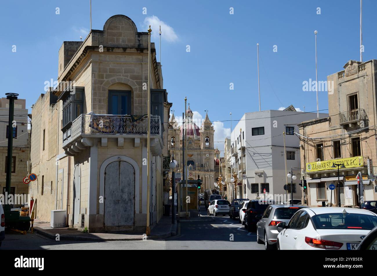 Zabbar Parish Church, Is - Santwarju, Zabbar, Malta, Europe Stock Photo ...