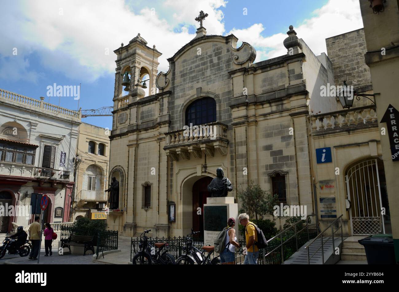 Saint James' Church, Independence Square, Victoria-Rabat, Gozo, Malta ...