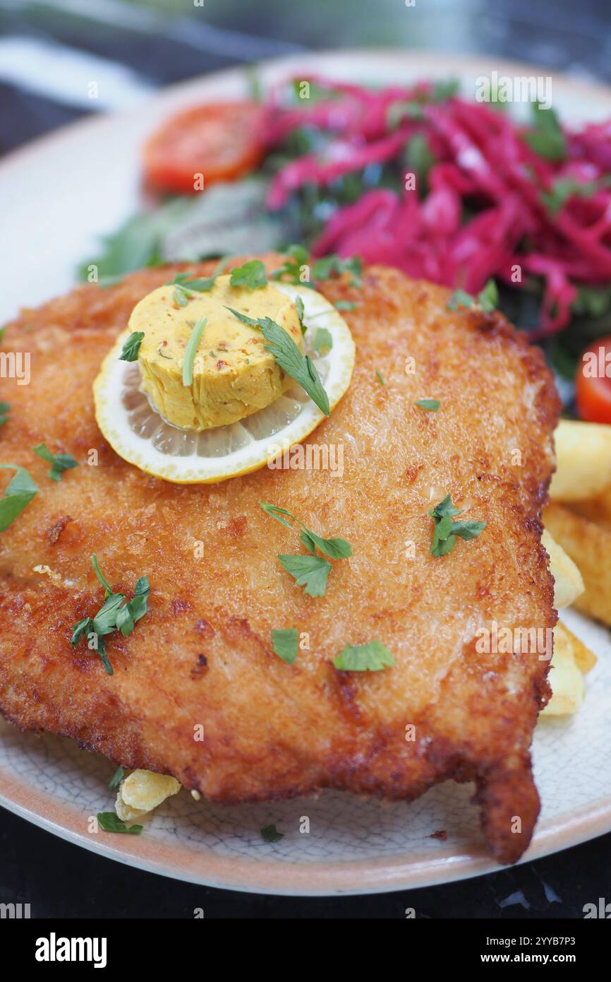 Danish Fried Fish With Lemon