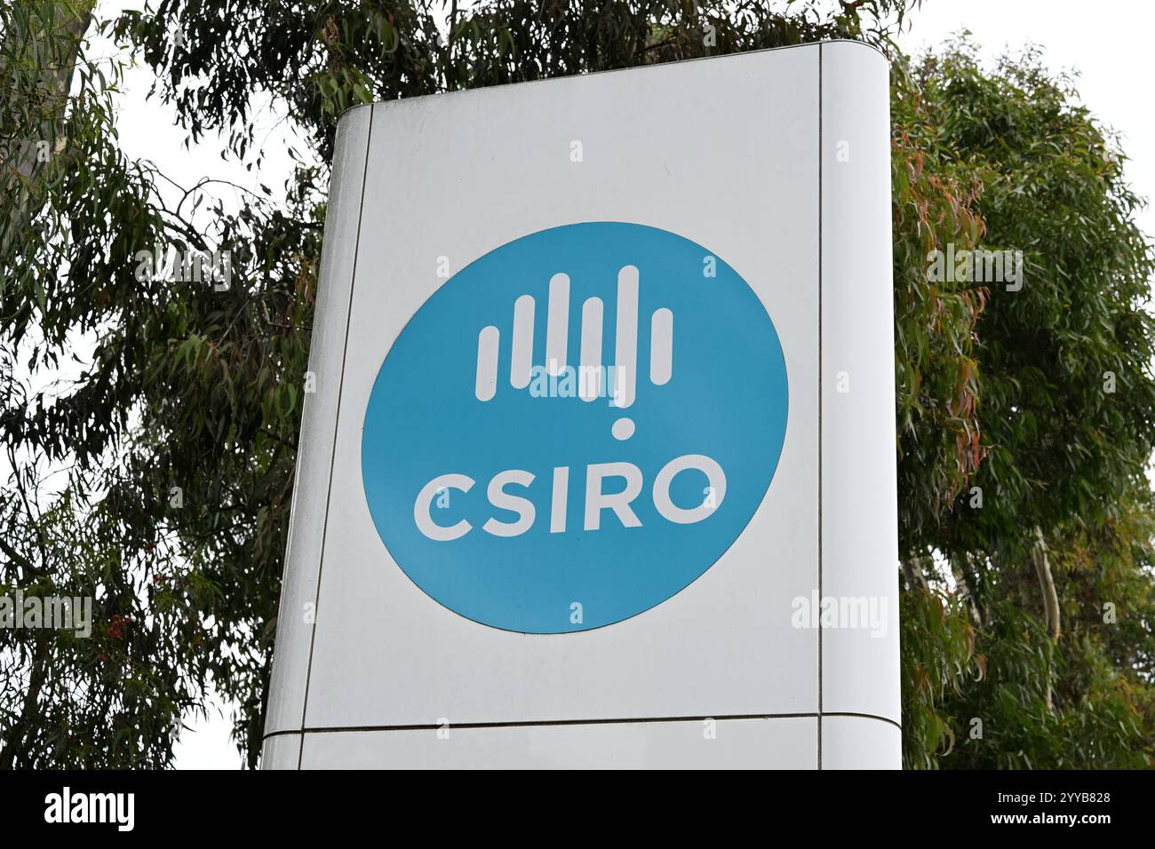 Large Australian Commonwealth Scientific and Industrial Research Organisation, or CSIRO, logo on ...