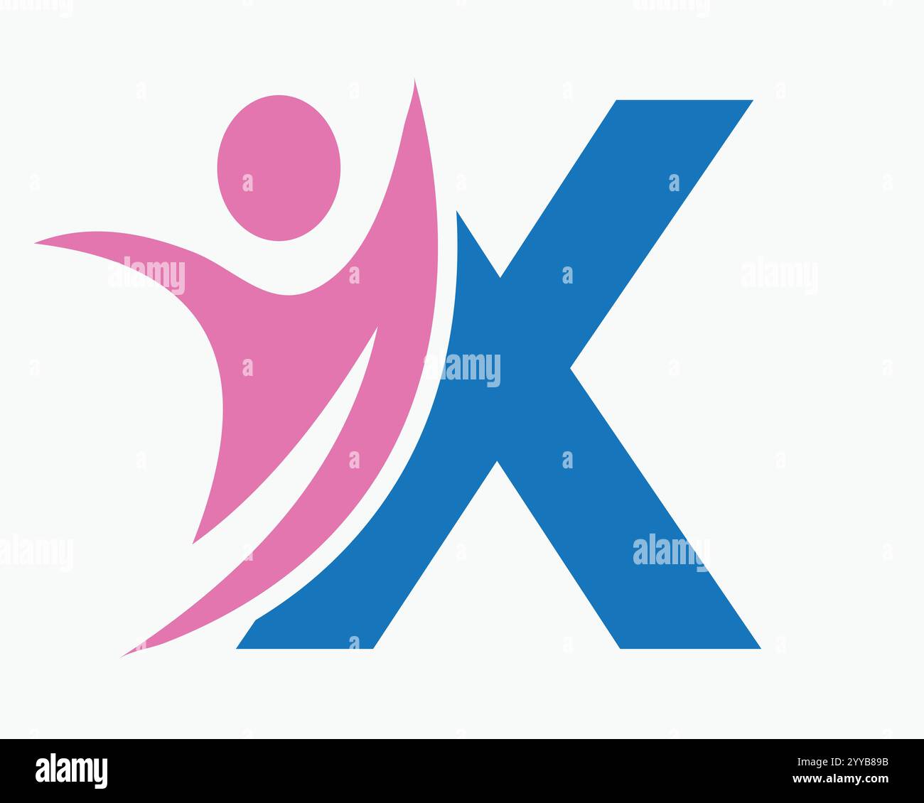X people logo Stock Vector Images - Alamy