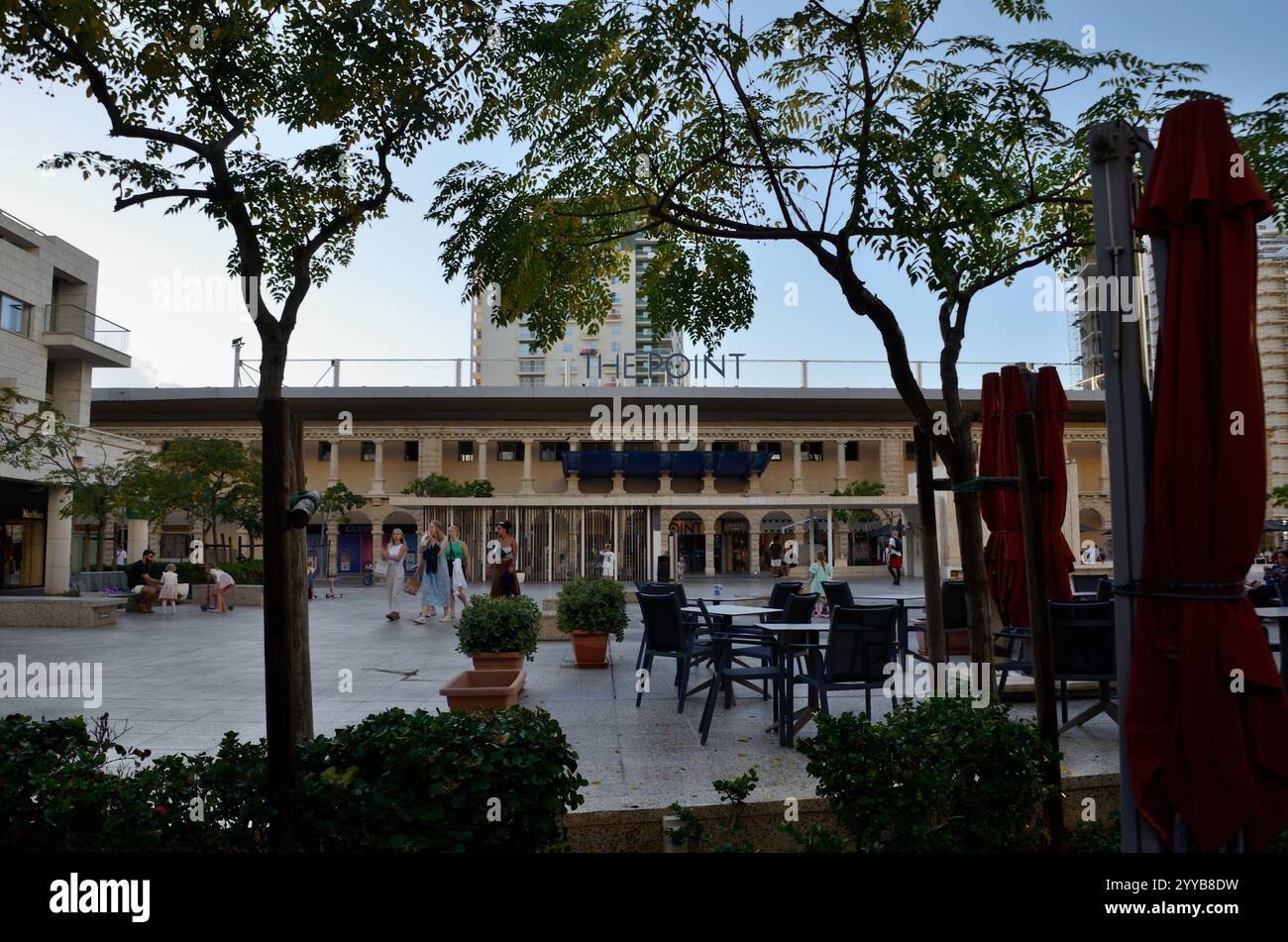 Tigne point shopping centre hi-res stock photography and images - Alamy
