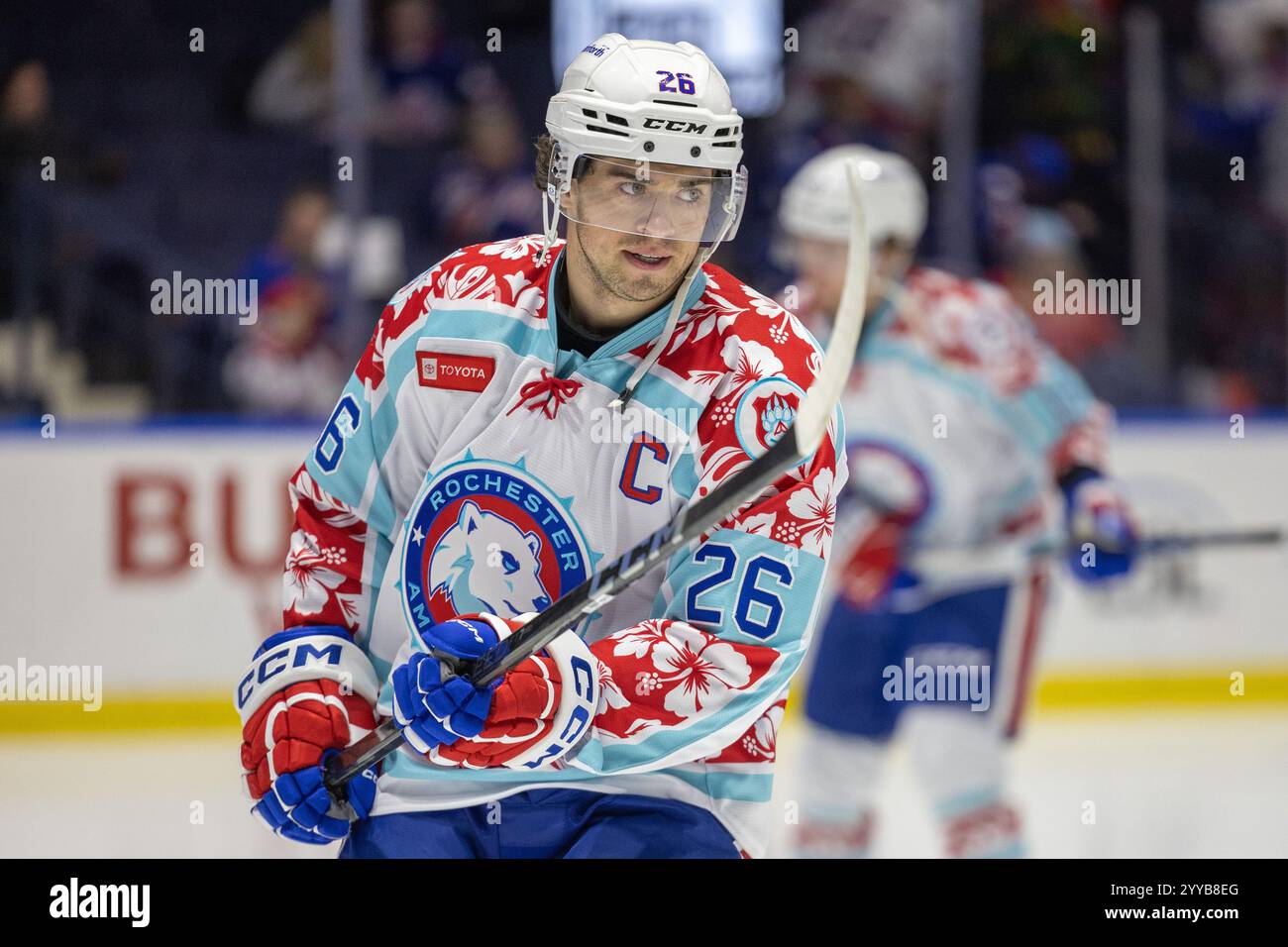Rochester, New York, USA. 20th Dec, 2024. Rochester Americans forward ...