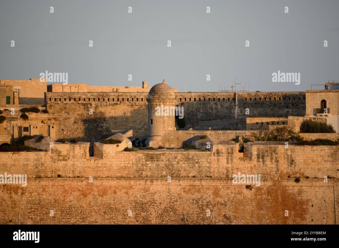 Fort St. Elmo, Valletta view from Tigné Pedestrian Bridge, Sliema ...