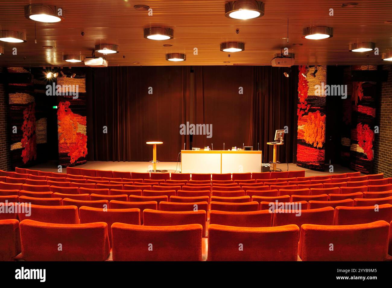 1970's Style Conference Room Stock Photo - Alamy