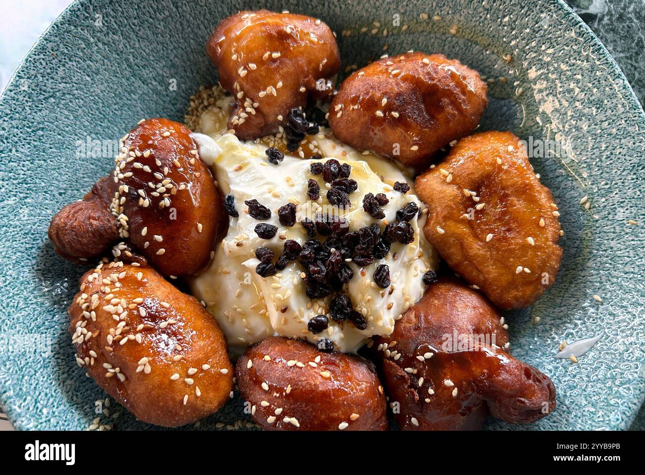 Loukoumades sweet food hi-res stock photography and images - Alamy