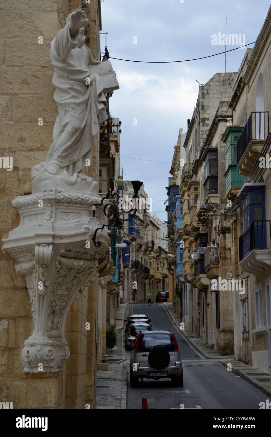 Mine Street, Senglea-L-Isla, Malta, Europe Stock Photo - Alamy