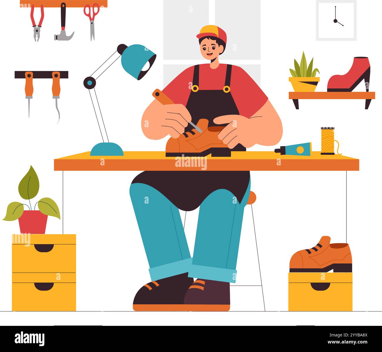 Craftsmanship profession Cut Out Stock Images & Pictures - Alamy