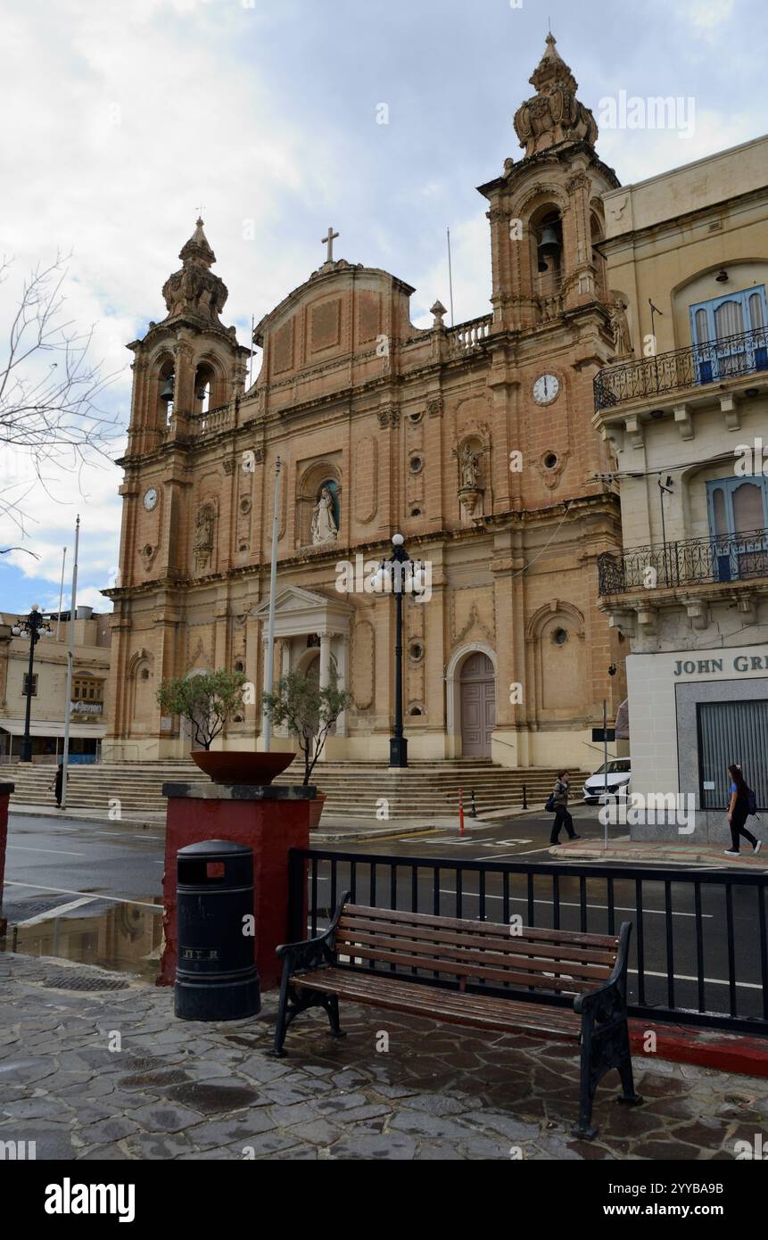 Msida parish church hi-res stock photography and images - Alamy