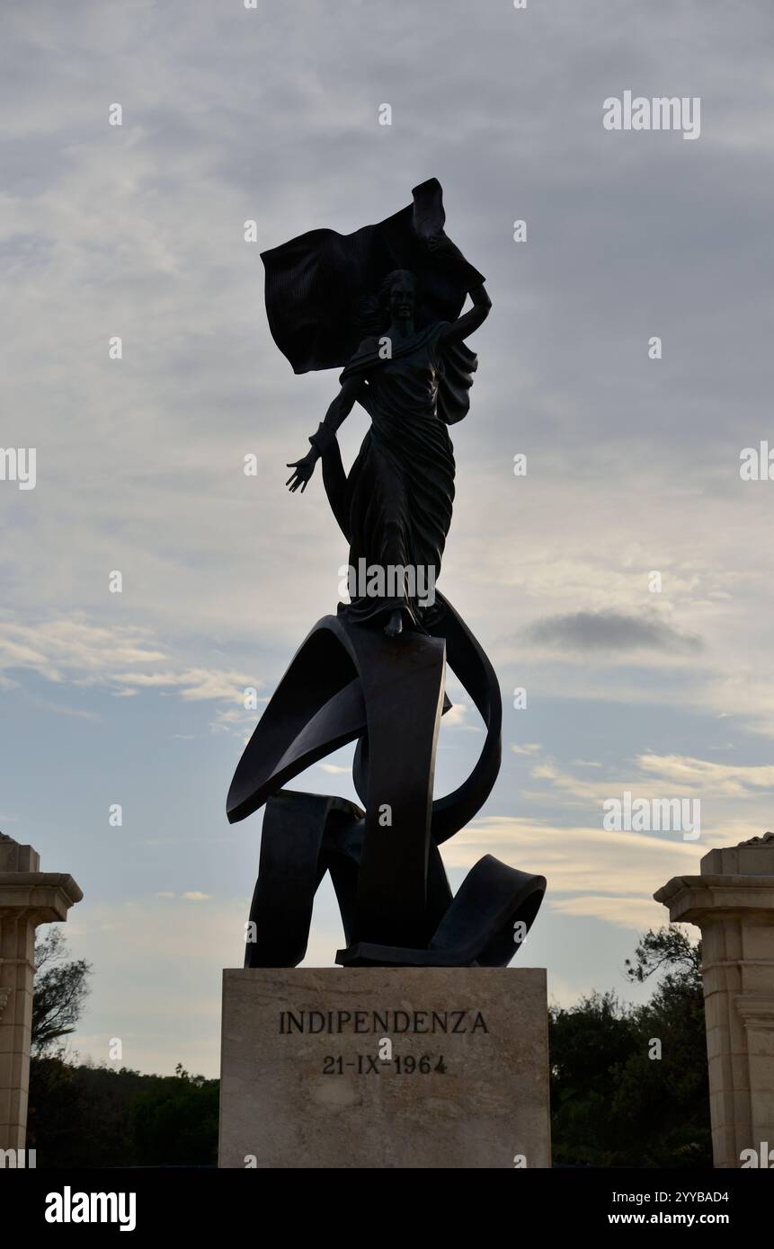 Independence Monument, Floriana-Furjana, Malta, Europe Stock Photo - Alamy