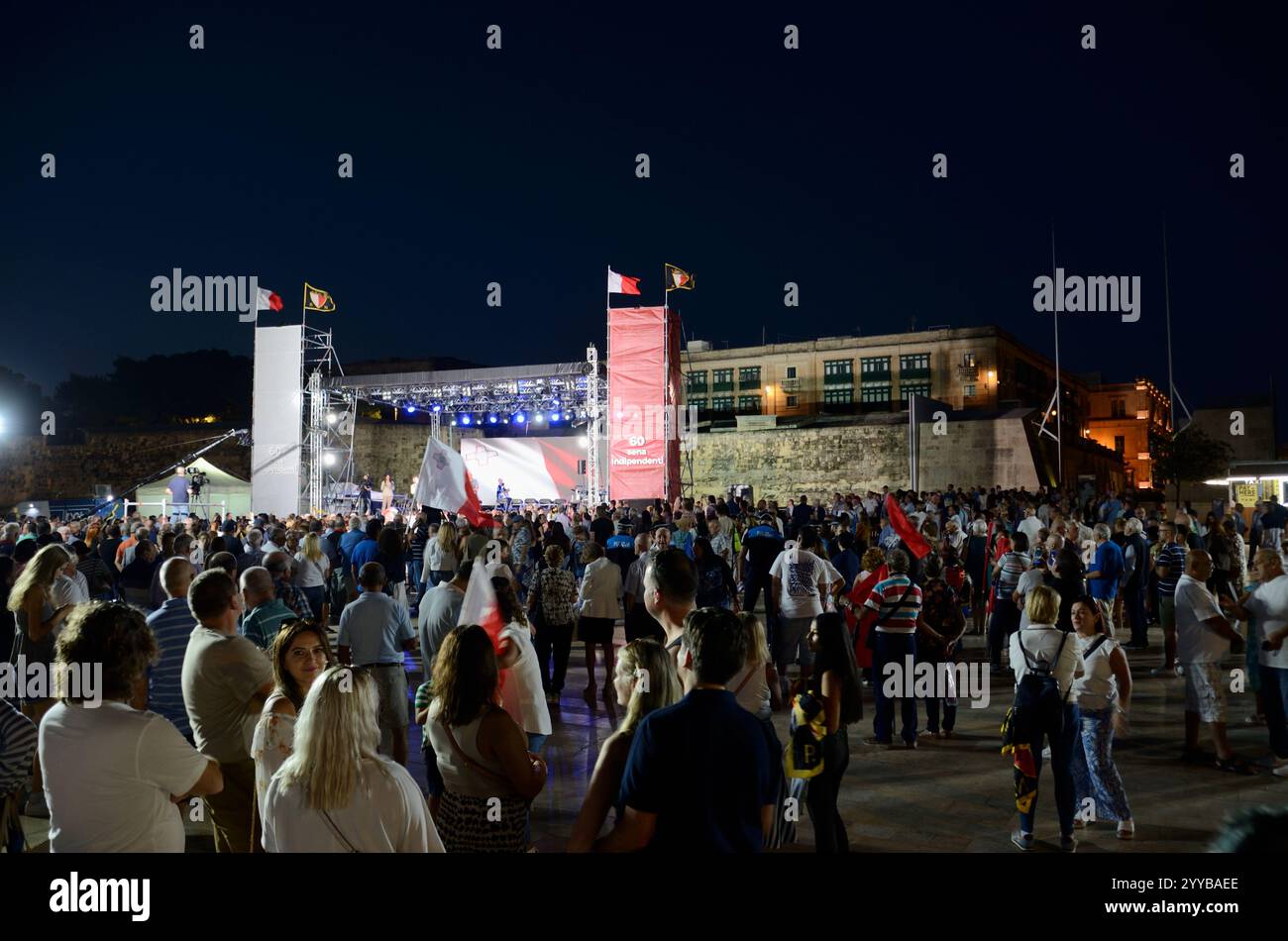 Independence Day, Triton square, Valletta, Malta, Europe Stock Photo ...