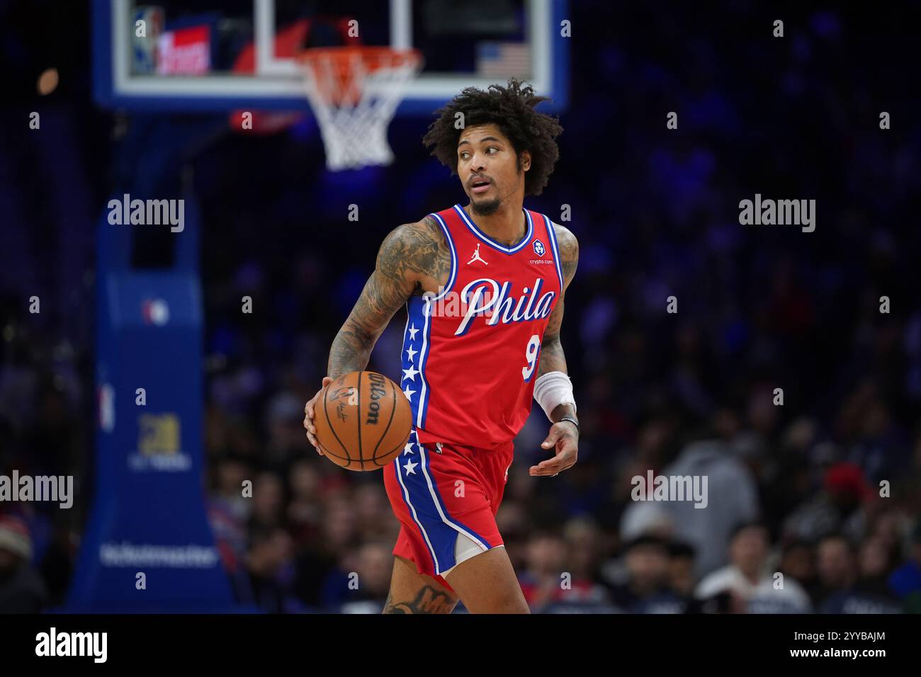 Philadelphia 76ers' Kelly Oubre Jr. plays during an NBA basketball game ...