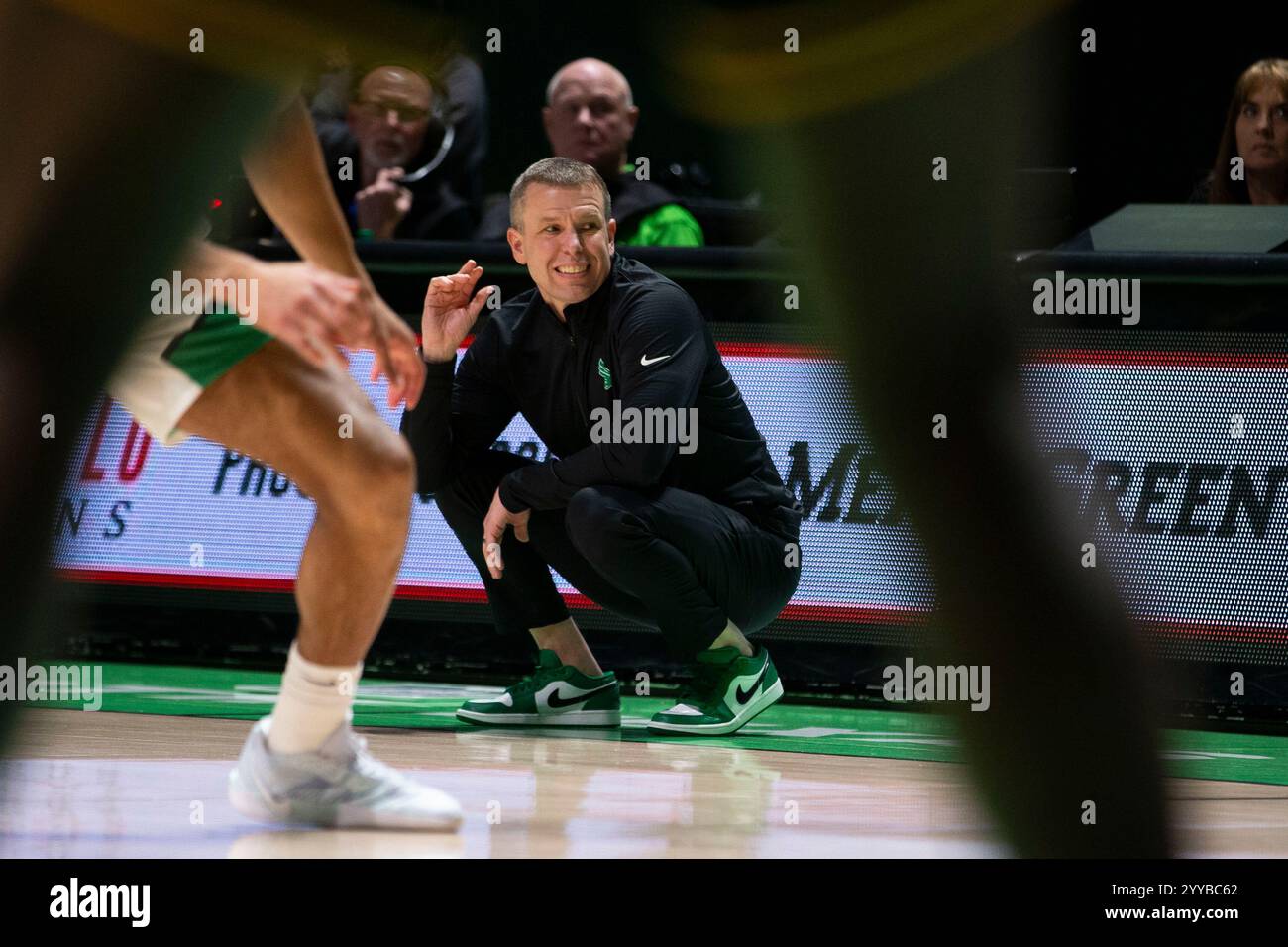 Denton, Texas, USA. 20th Dec, 2024. North Texas head coach ROSS HODGE ...