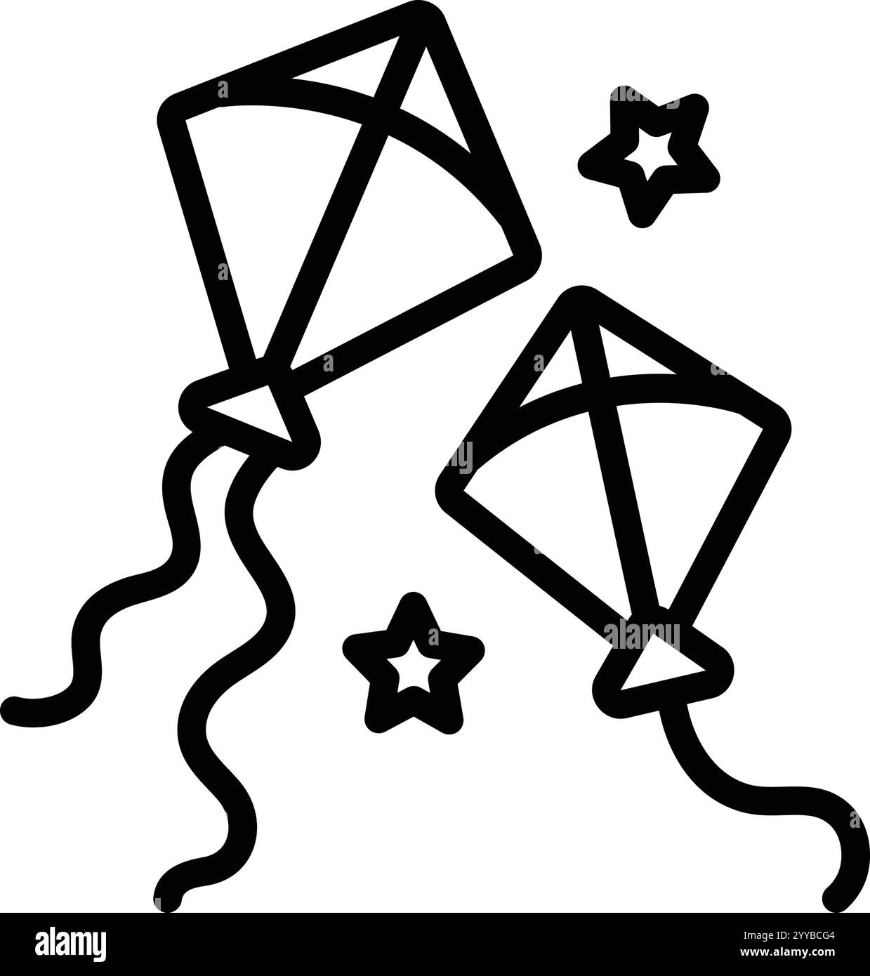 Icon for kite, celebration Stock Vector Image & Art - Alamy