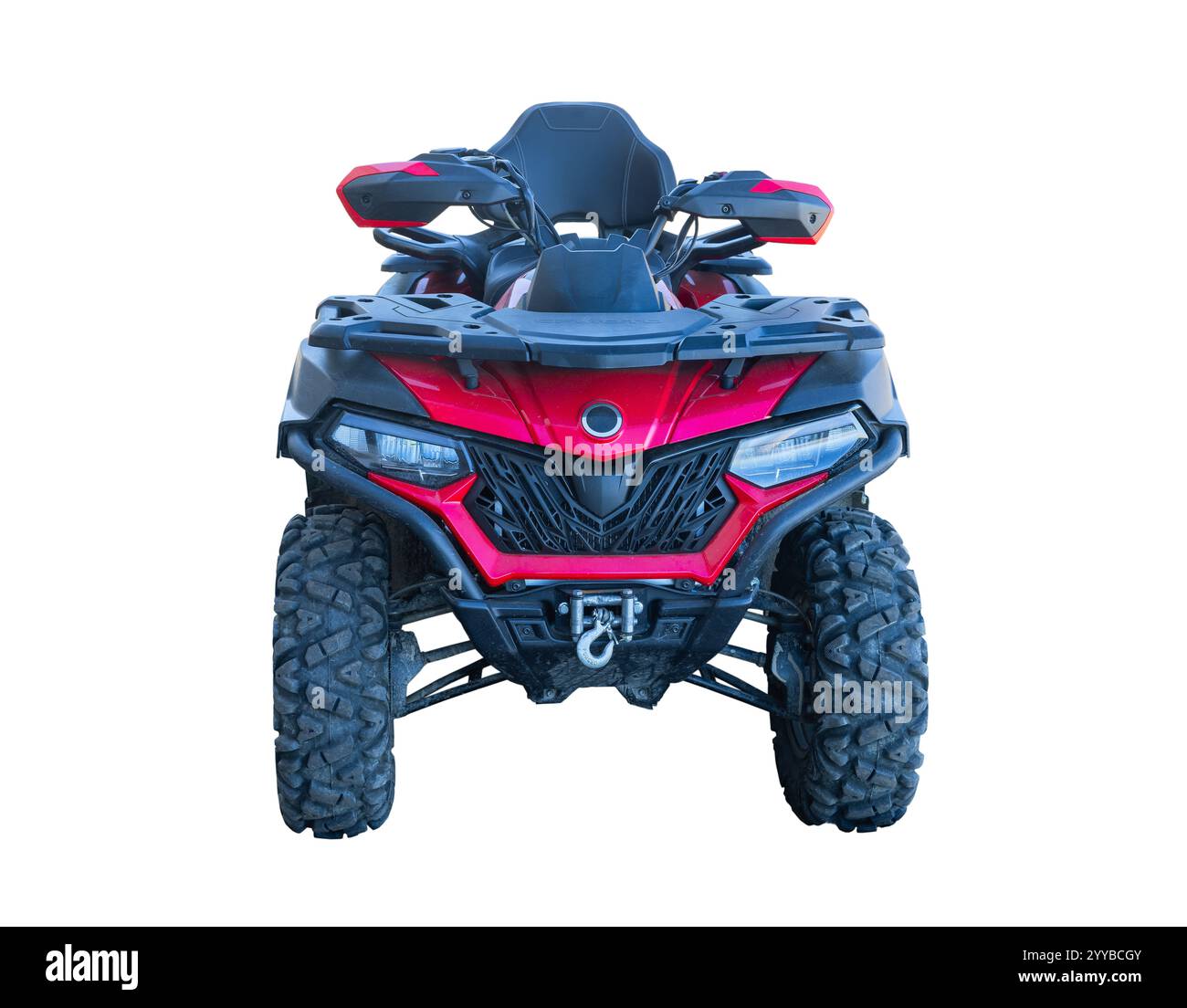 quad bike isolated on white background close up Stock Photo - Alamy