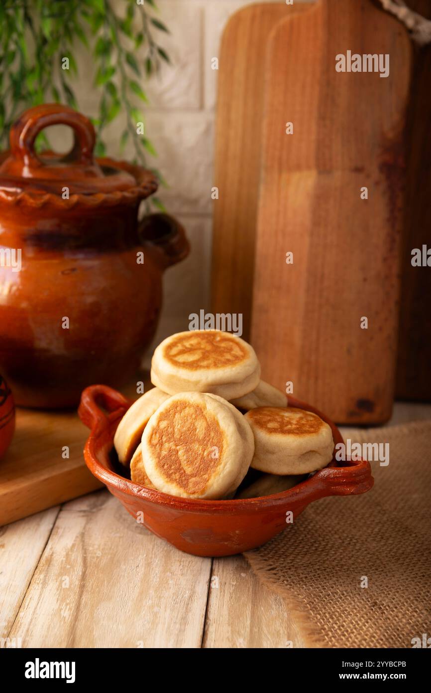 Gorditas de Nata. Cream Gorditas, Mexican street snack, is an easy ...