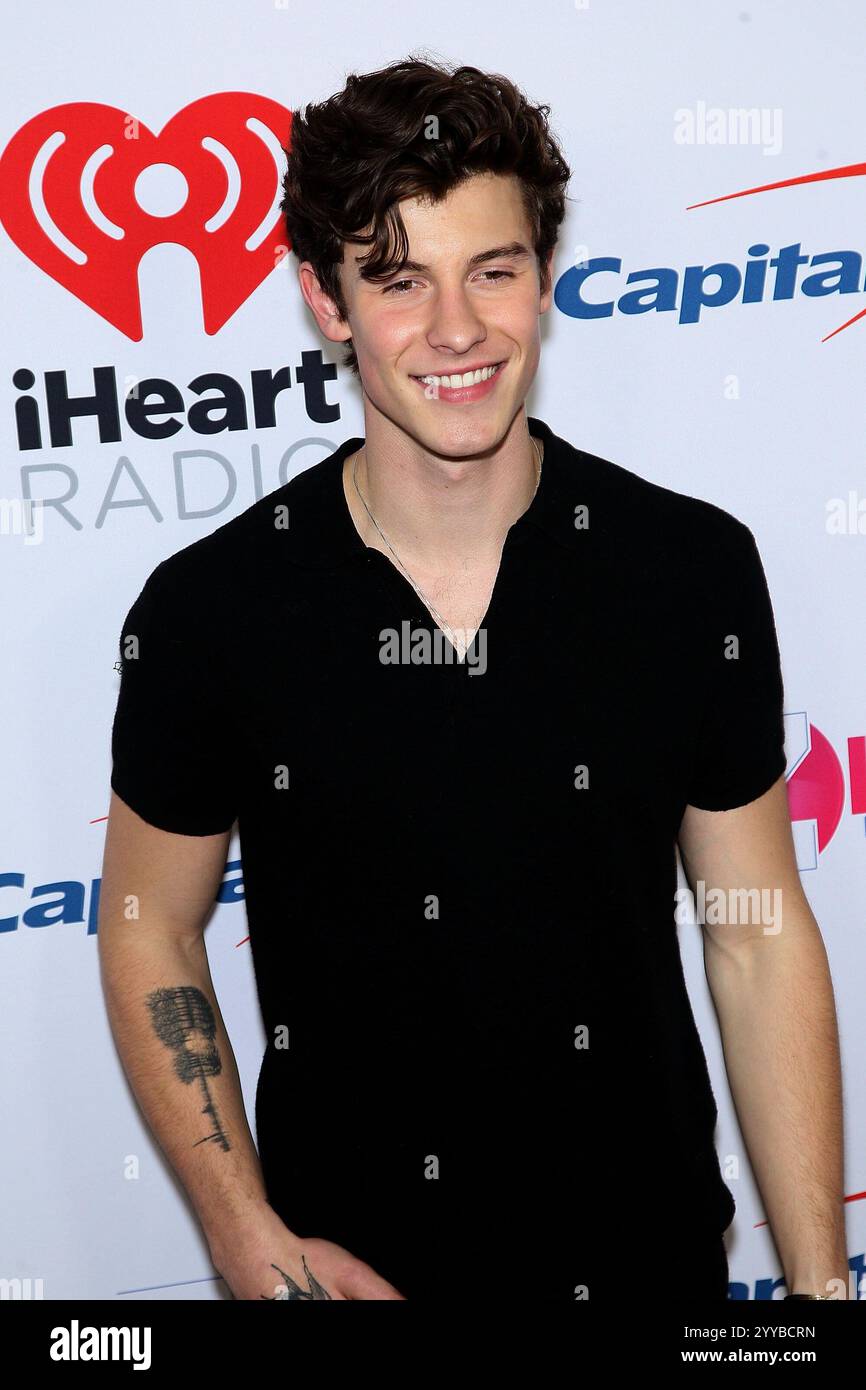 New York, NY, USA. 7 December, 2918. Shawn Mendes at the Z100 Jingle ...