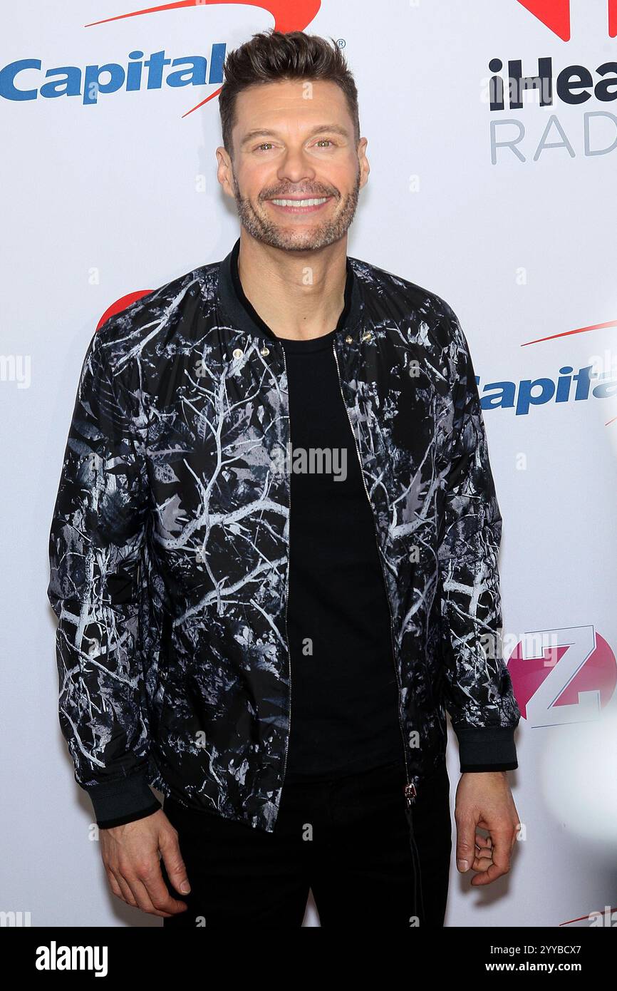 New York, NY, USA. 7 December, 2918. Ryan Seacrest at the Z100 Jingle Ball 2018 Presented by ...