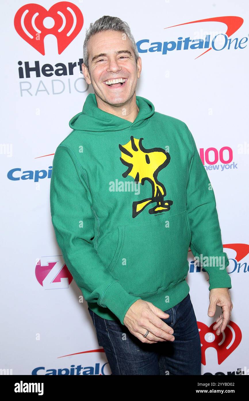 New York, NY, USA. 7 December, 2918. Andy Cohen at the Z100 Jingle Ball 2018 Presented by ...