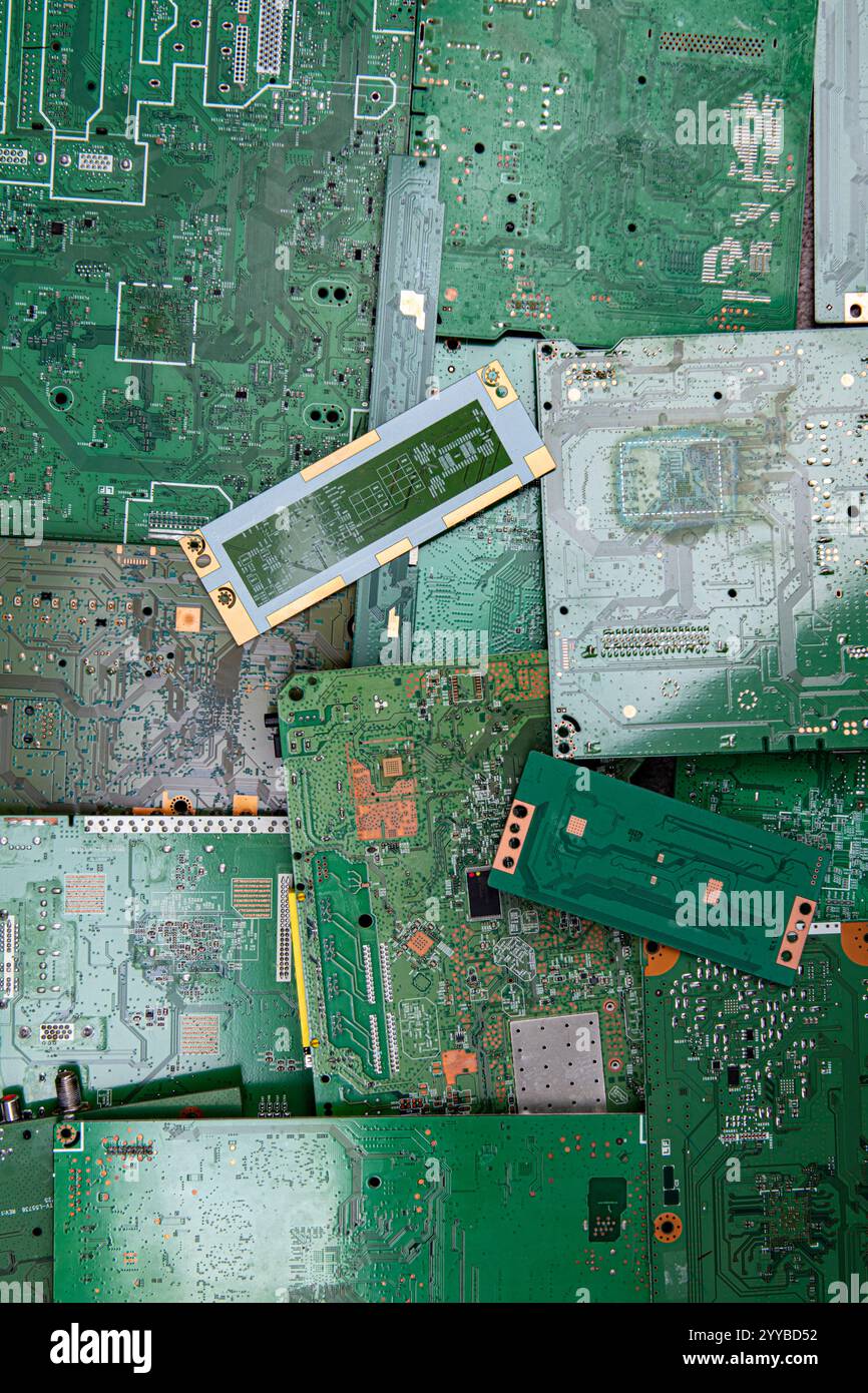 Electronic. Circuit board with electrons. Electronic circuit board ...