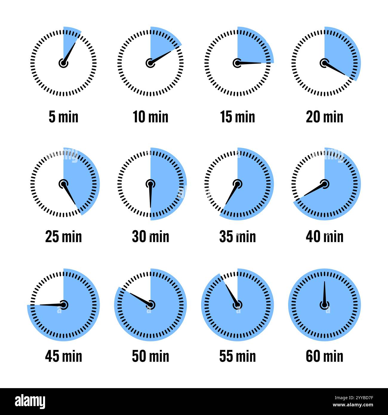 Simple stopwatch icons. Colorful chronometer, time counter with dial ...