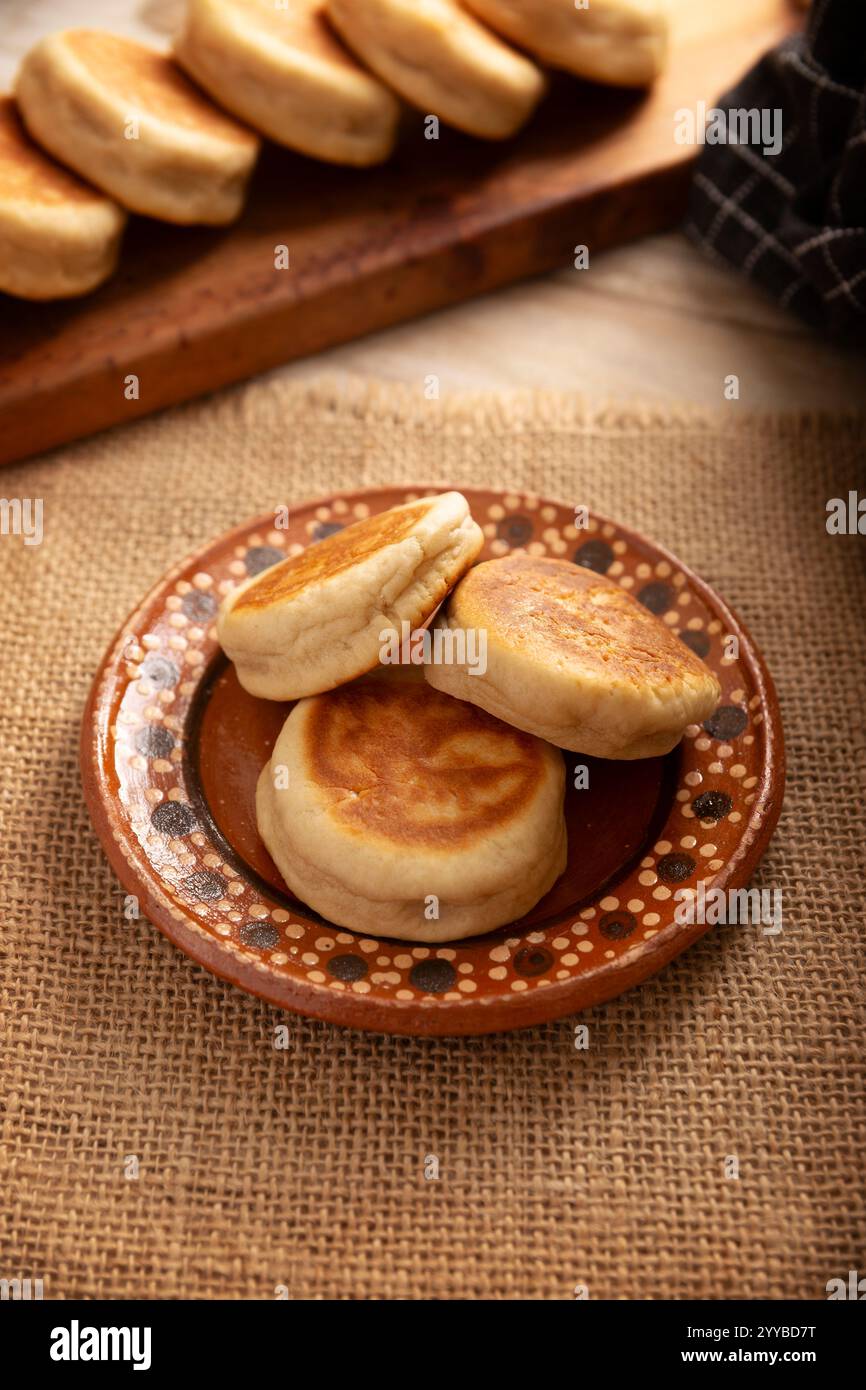 Gorditas de Nata. Cream Gorditas, Mexican street snack, is an easy ...