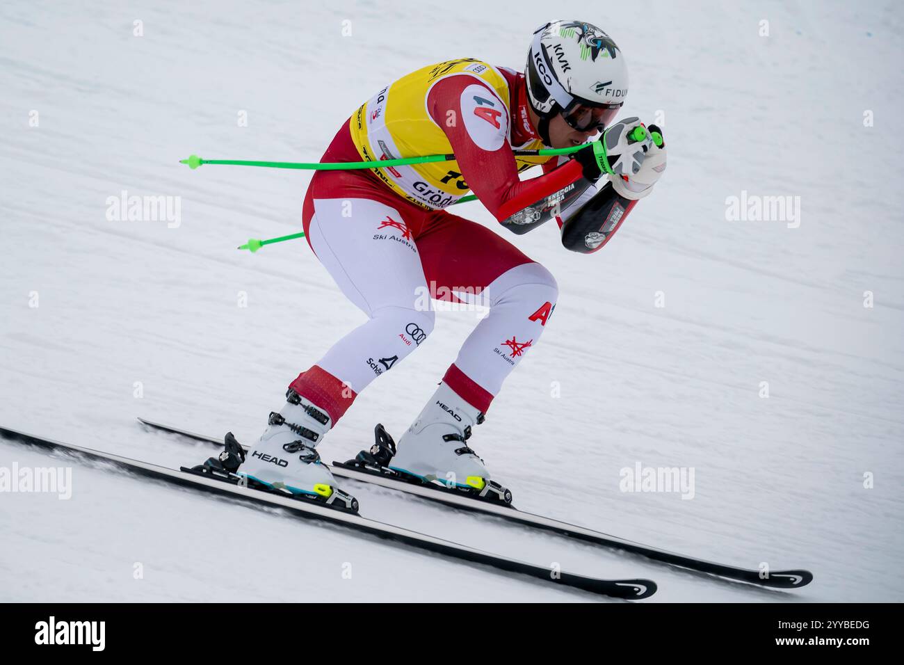 Val Gardena, Italy. 20 December, 2024 FEURSTEIN Lukas (AUT) competing ...