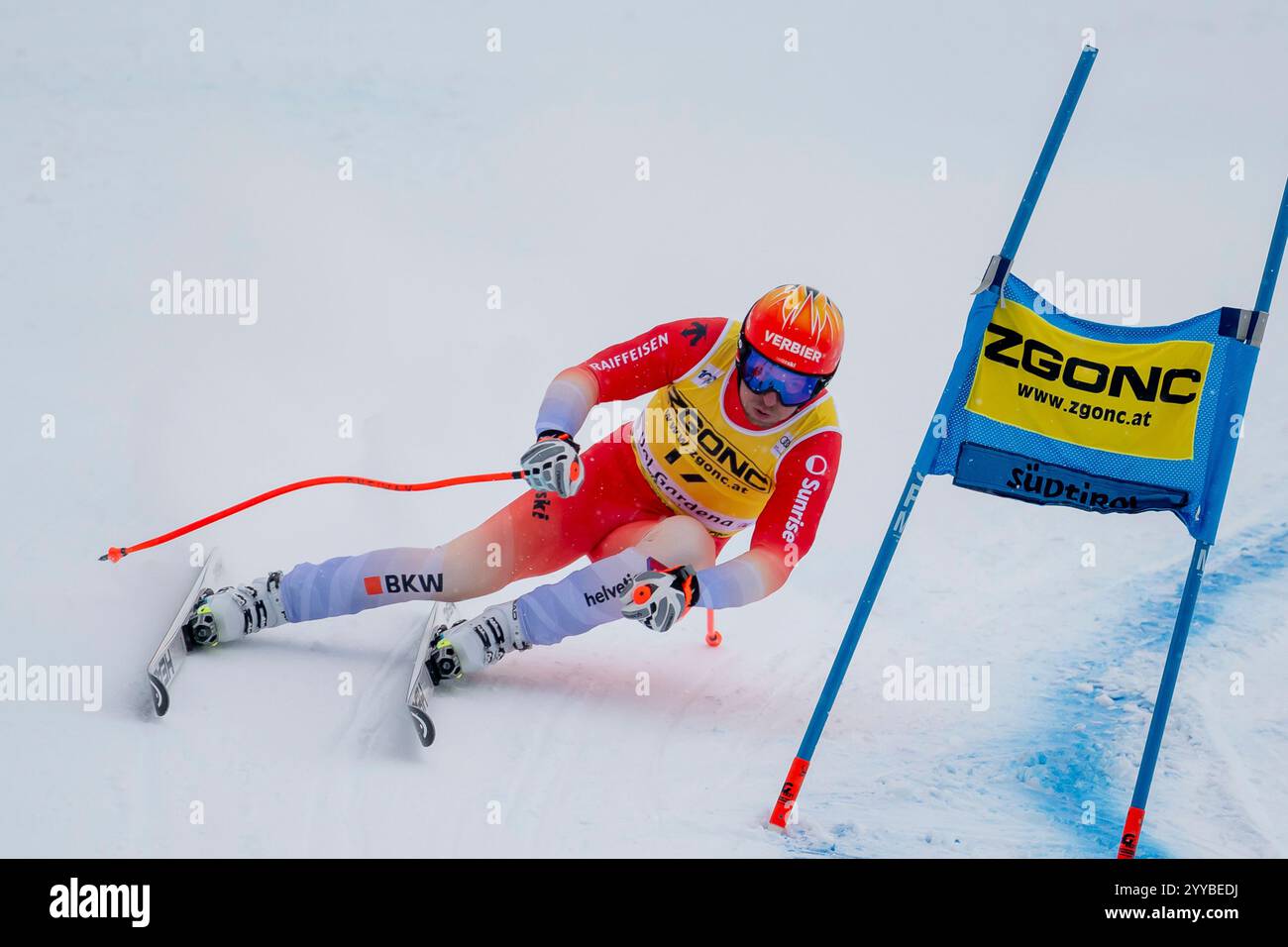 Val Gardena, Italy. 20 December, 2024 MURISIER Justin (SUI) competing ...