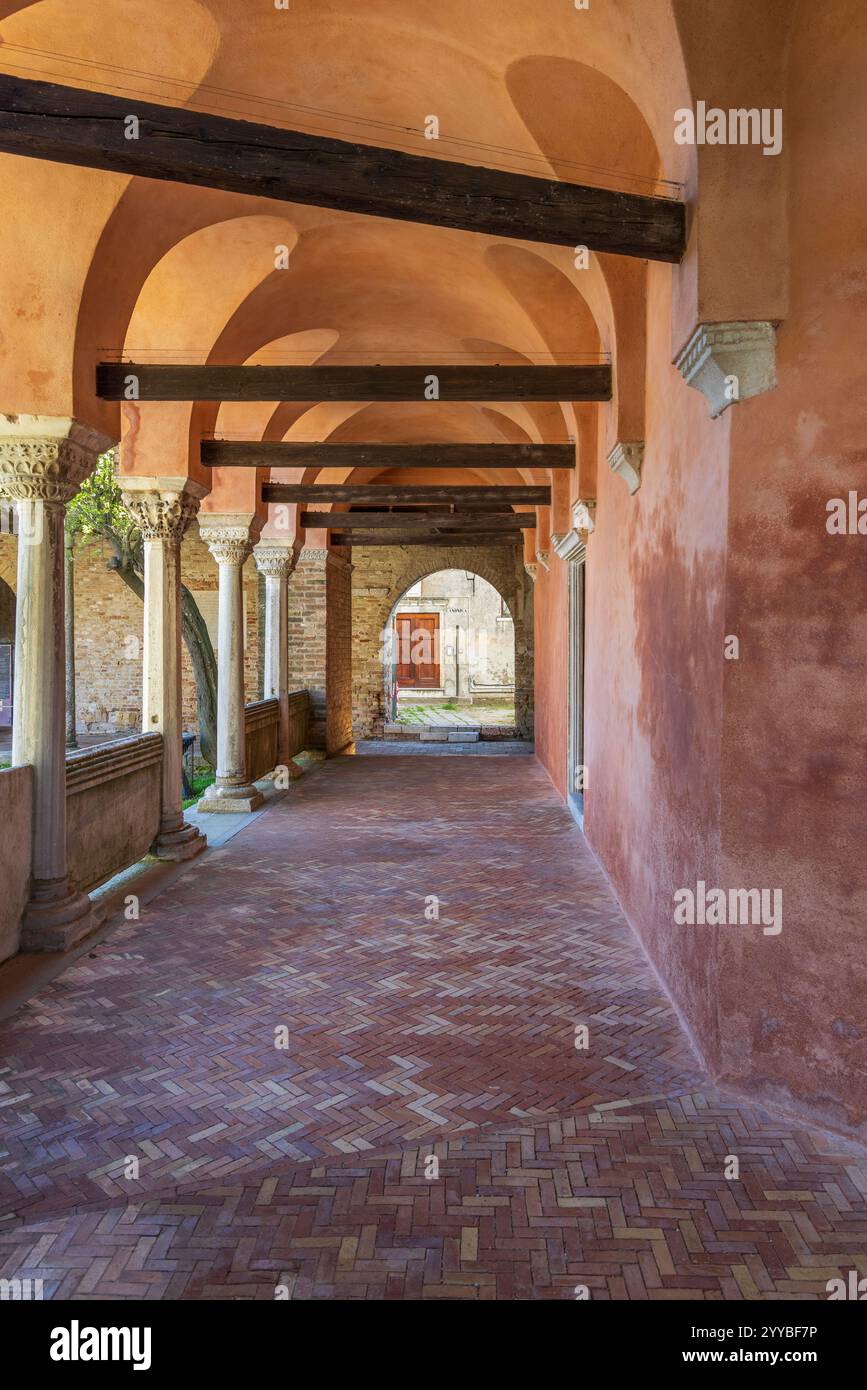 Italy, island of Torcello. Basilica (Church) of Santa Maria Assunta ...