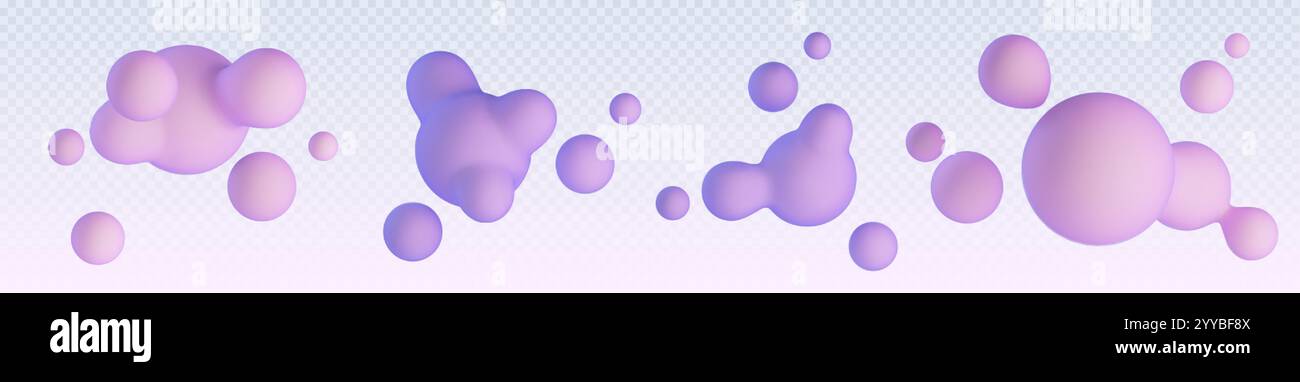 Abstract gradient metaball liquid Stock Vector Images - Alamy