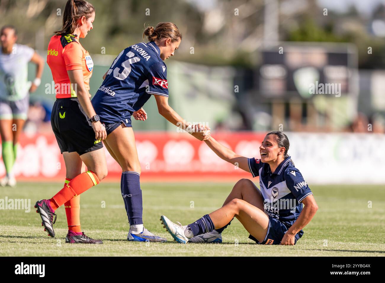Canberra, Australia; 21st Dec 2024: Alex Chidiac of Melbourne Victory ...