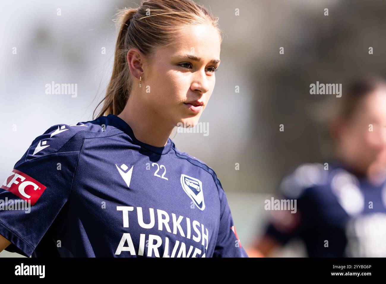 Canberra, Australia; 21st Dec 2024: Ava Briedis of Melbourne Victory FC ...