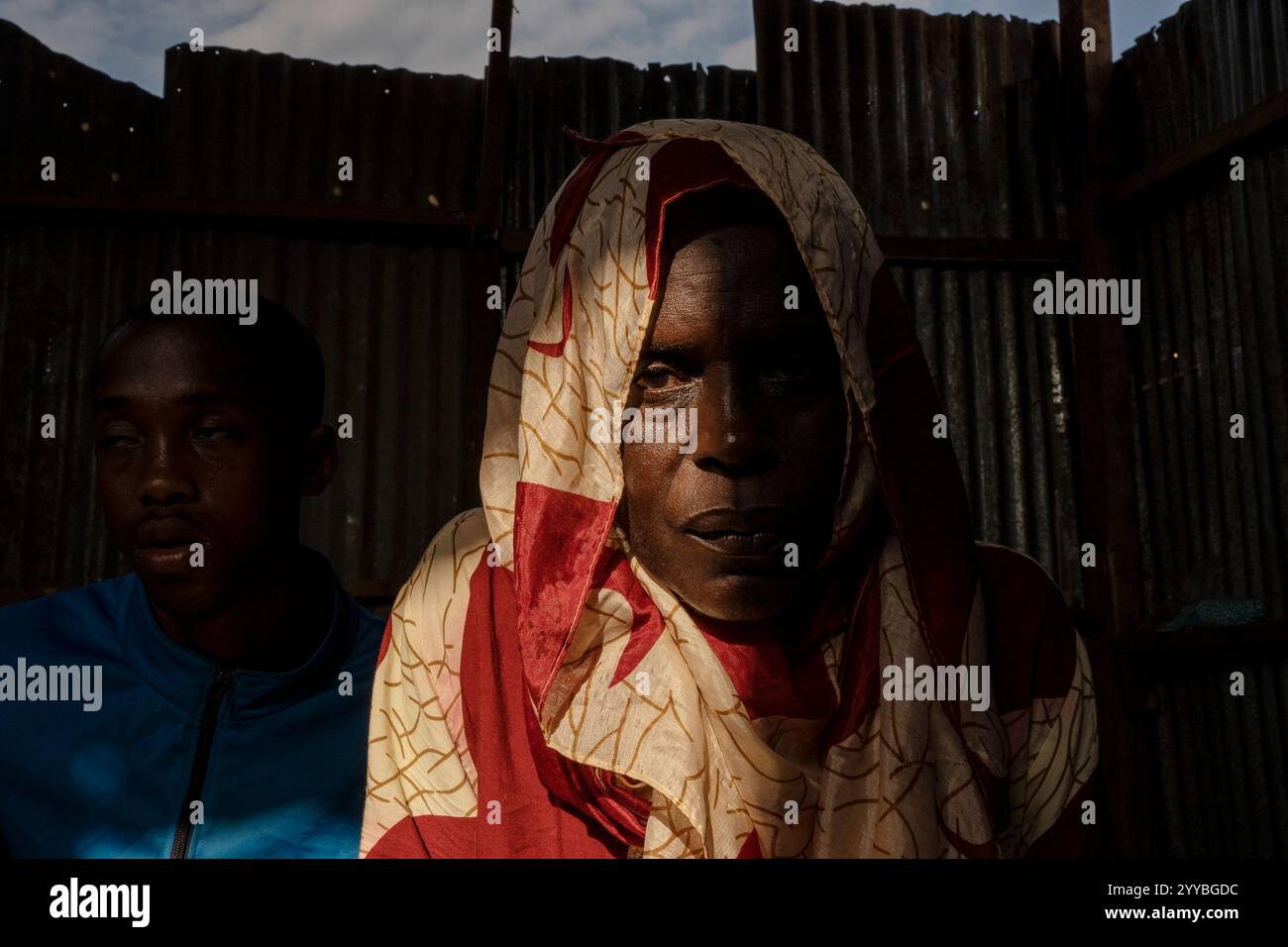 Zaharia Youssouf, who lost her husband Baco Houmadi during the cyclone ...