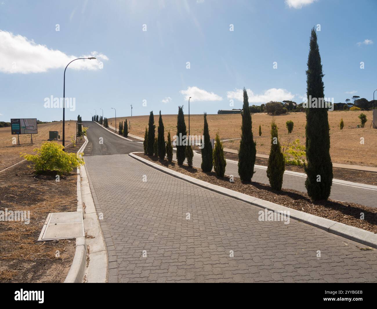 New Seaside suburb in early stage of development at Emu Bay on Kangaroo ...