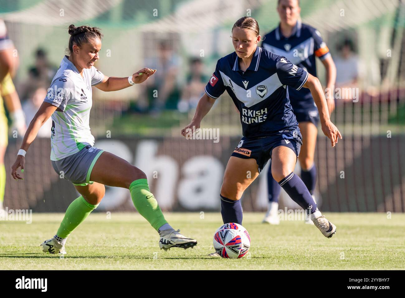 Canberra, Australia; 21st Dec 2024: Madison Ayson of Canberra United FC ...