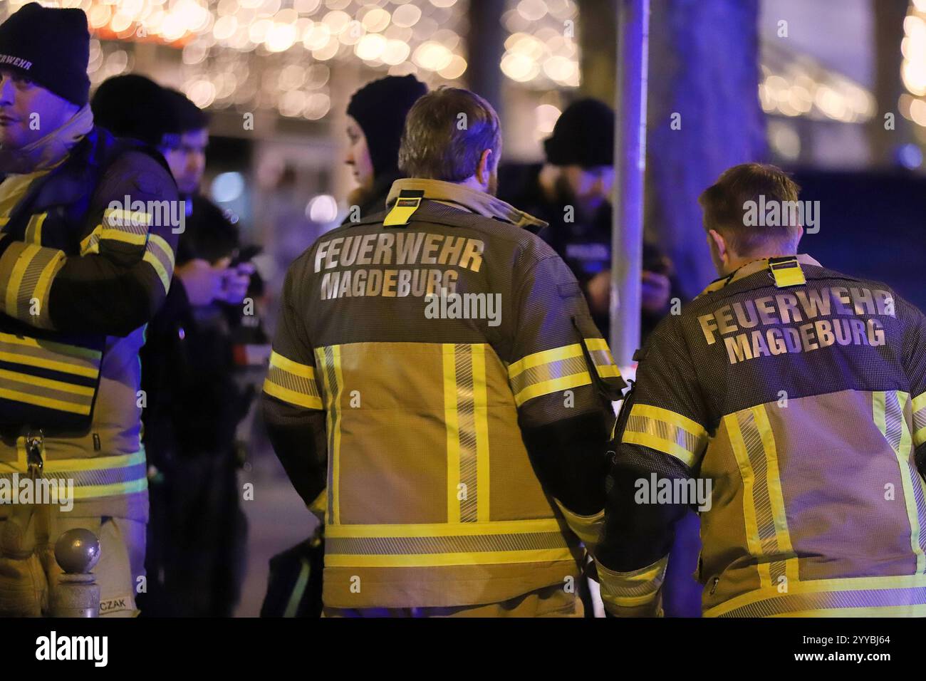 Magdeburg, Sachsen-Anhalt, Deutschland, 21.12.2024: Alter Markt: Anschlag auf Magdeburger ...