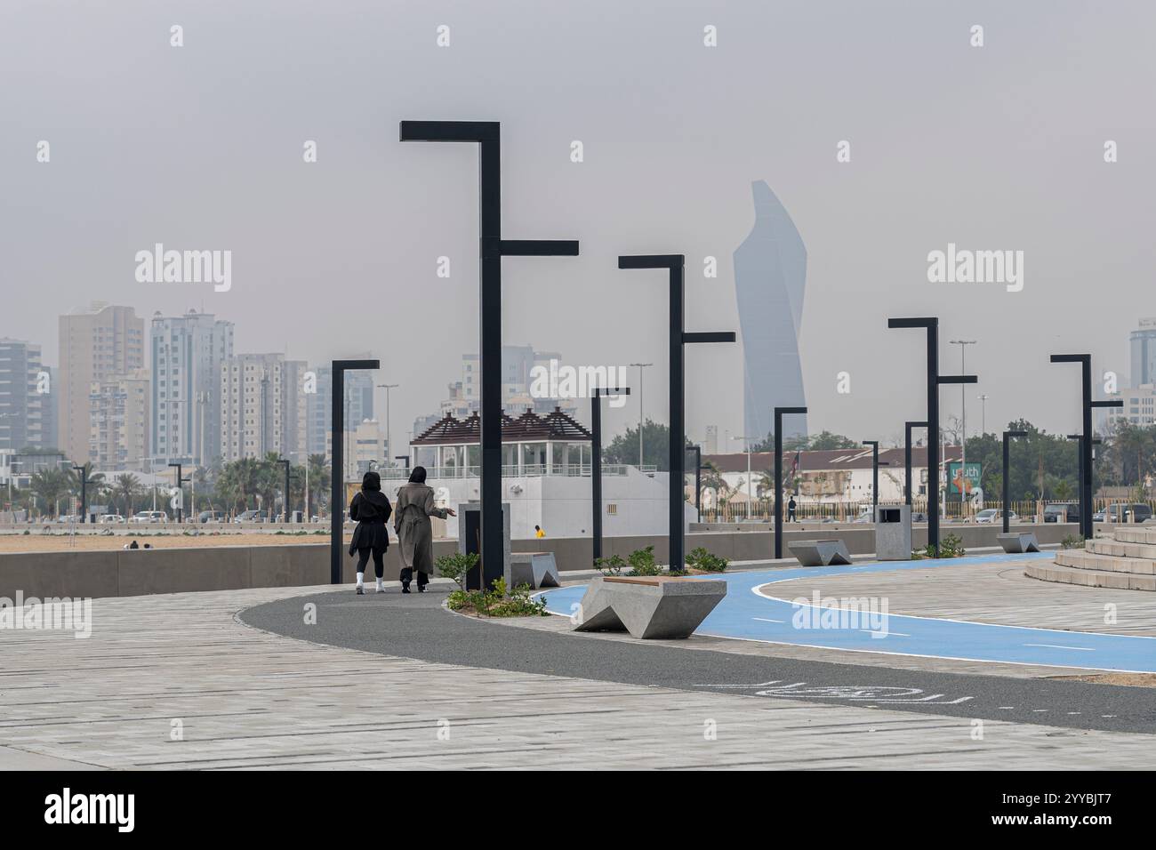 Kuwait City, the Al Hamra building, tallest in Kuwait completed in 2011 ...